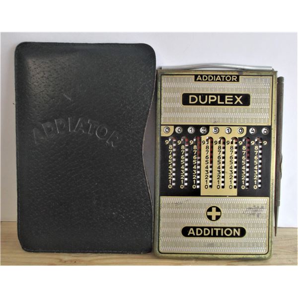 Antique German Mechanical Calculator - ADDIATOR DUPLEX