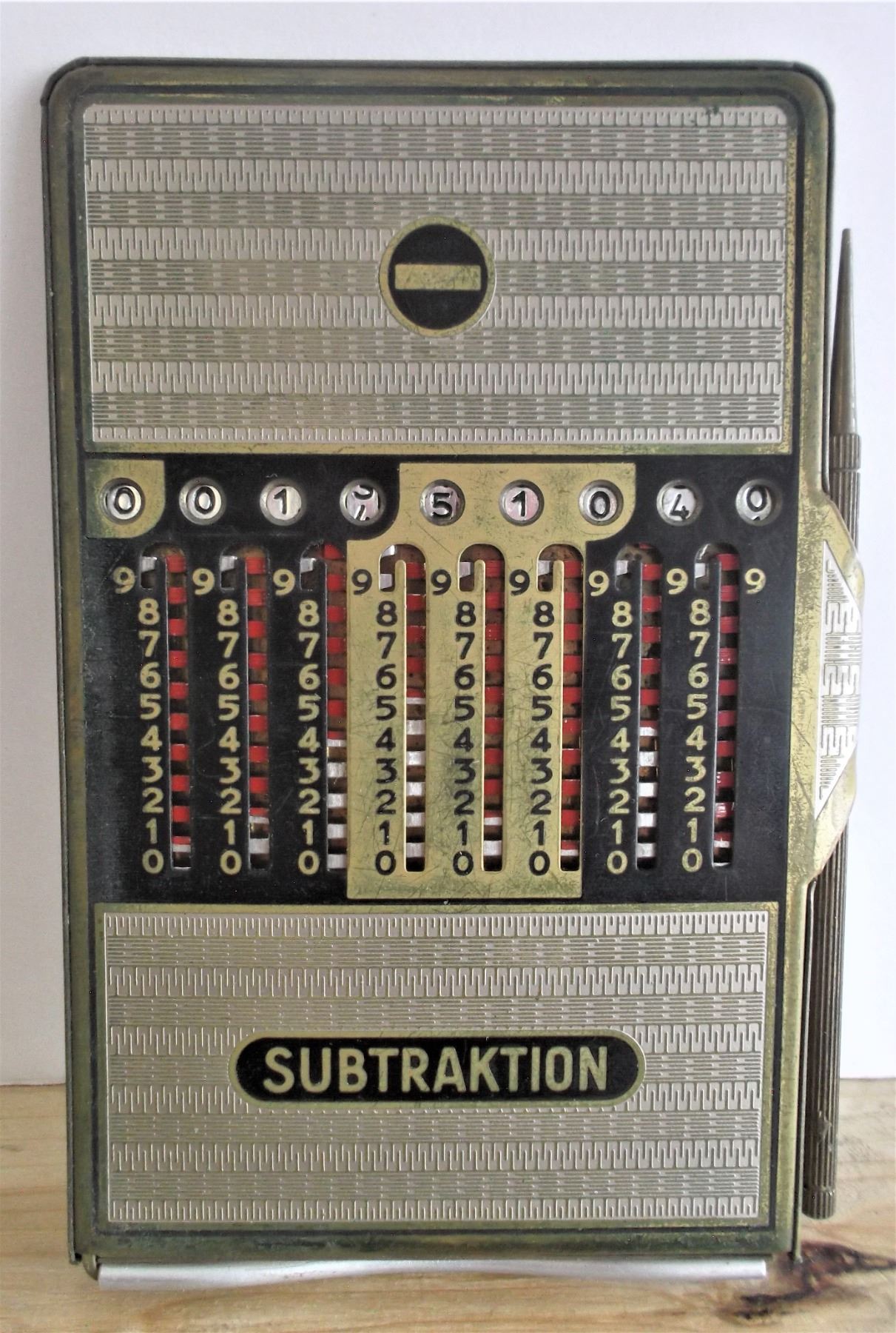 Antique German Mechanical Calculator - ADDIATOR DUPLEX