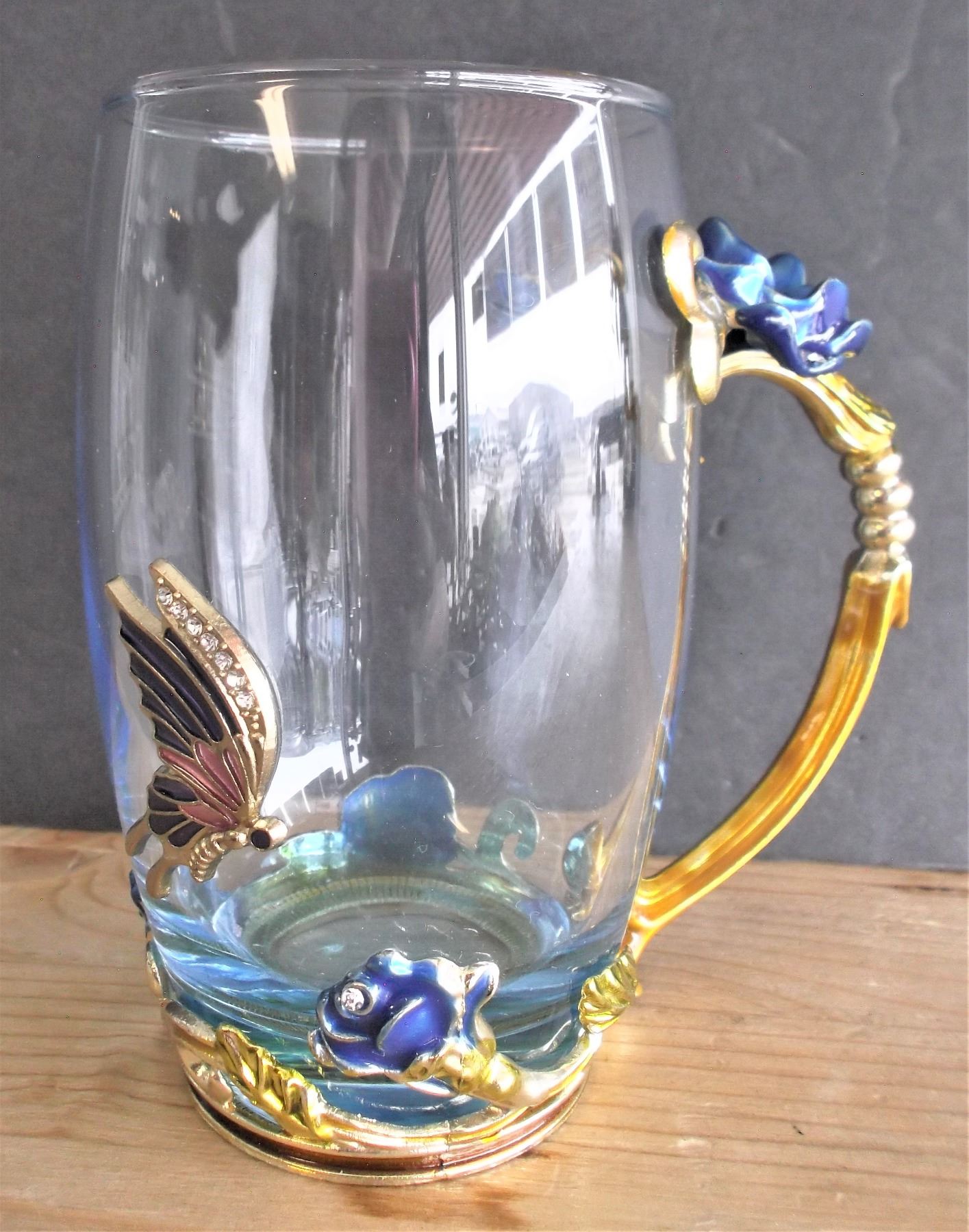 Retro Coffee or Tea Mug - ARC Glass Made in France
