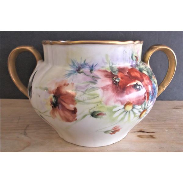 Pottery Vase - Makers Mark Stylized BA