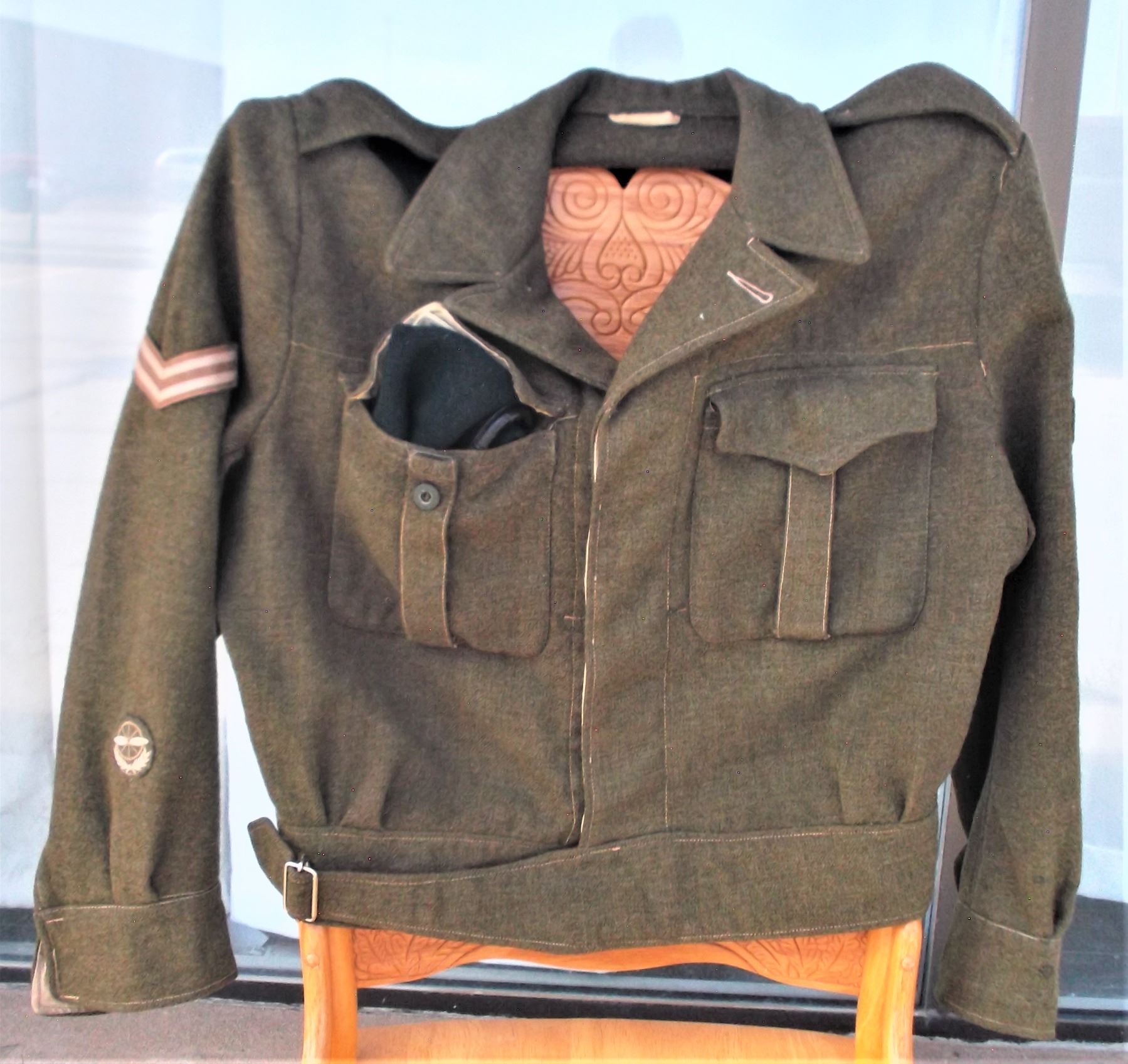 1960's Canadian Armed Forces Uniform Jacket with Trade Patch