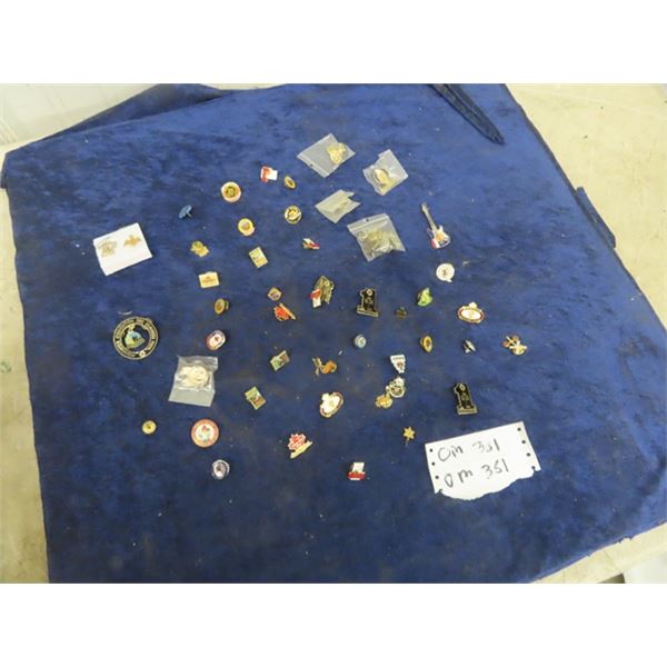 Various Pins Mcsherry Auction Service Ltd