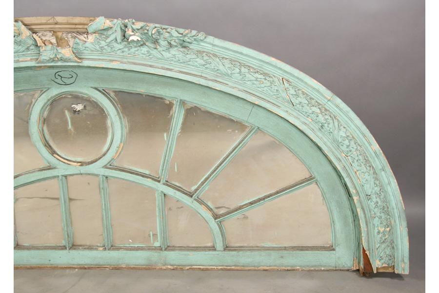 LOT 4 ANTIQUE ARCHED TRANSOMES TRANSOM WINDOWS
