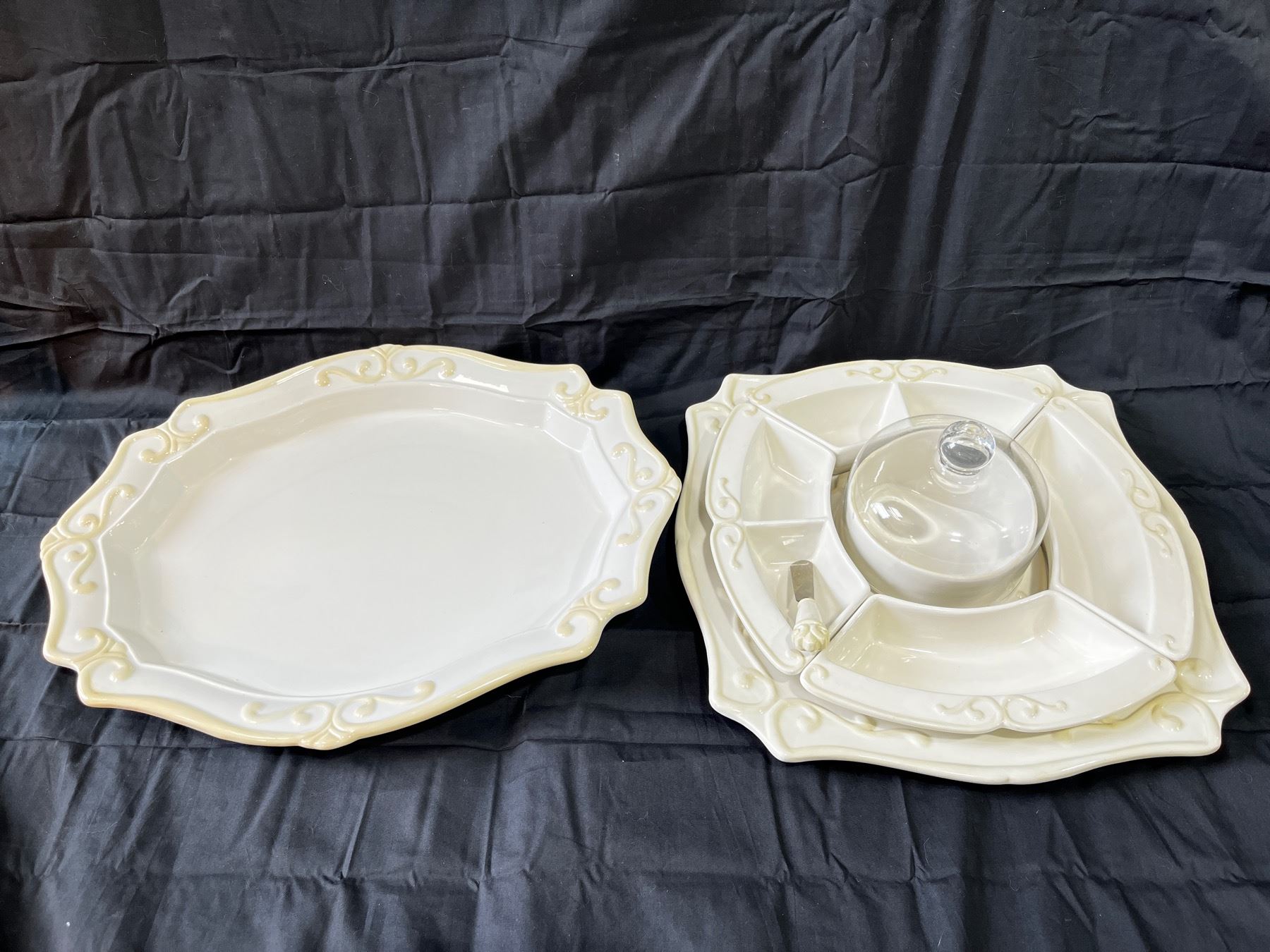 Princess House Pavilion Serving Trays and Dishes