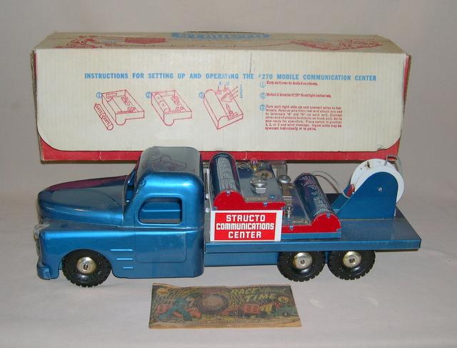 Structo #270 Mobil Communications Center Truck w/ Original Display Box