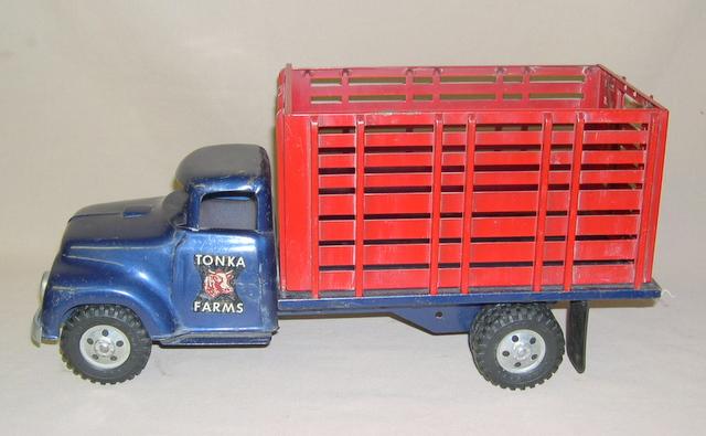 1957 Tonka Hi-Stake Rack Tonka Farms Truck