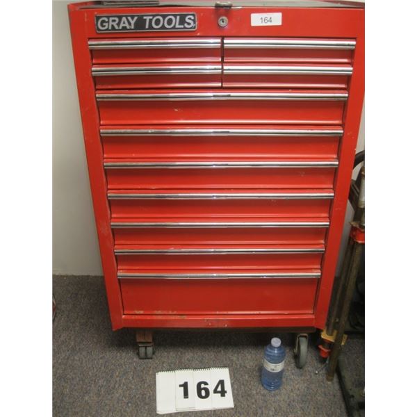 12 Drawer Bottom Tool Box No Wheels -Gray Tool