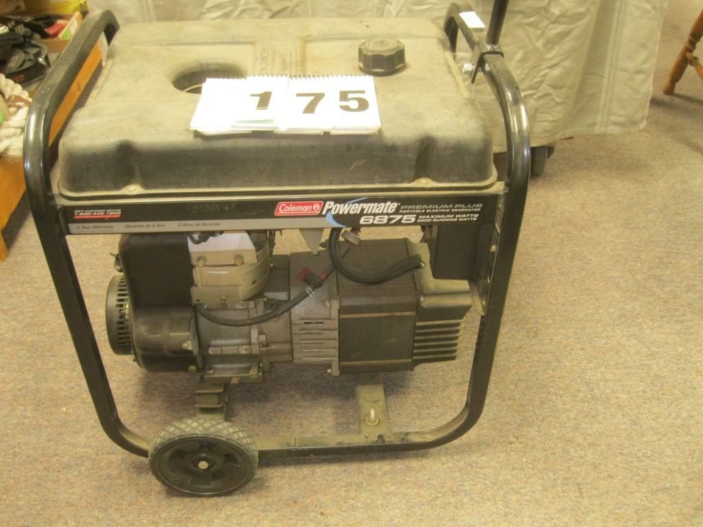 Coleman 6875 Powermate Generator Works