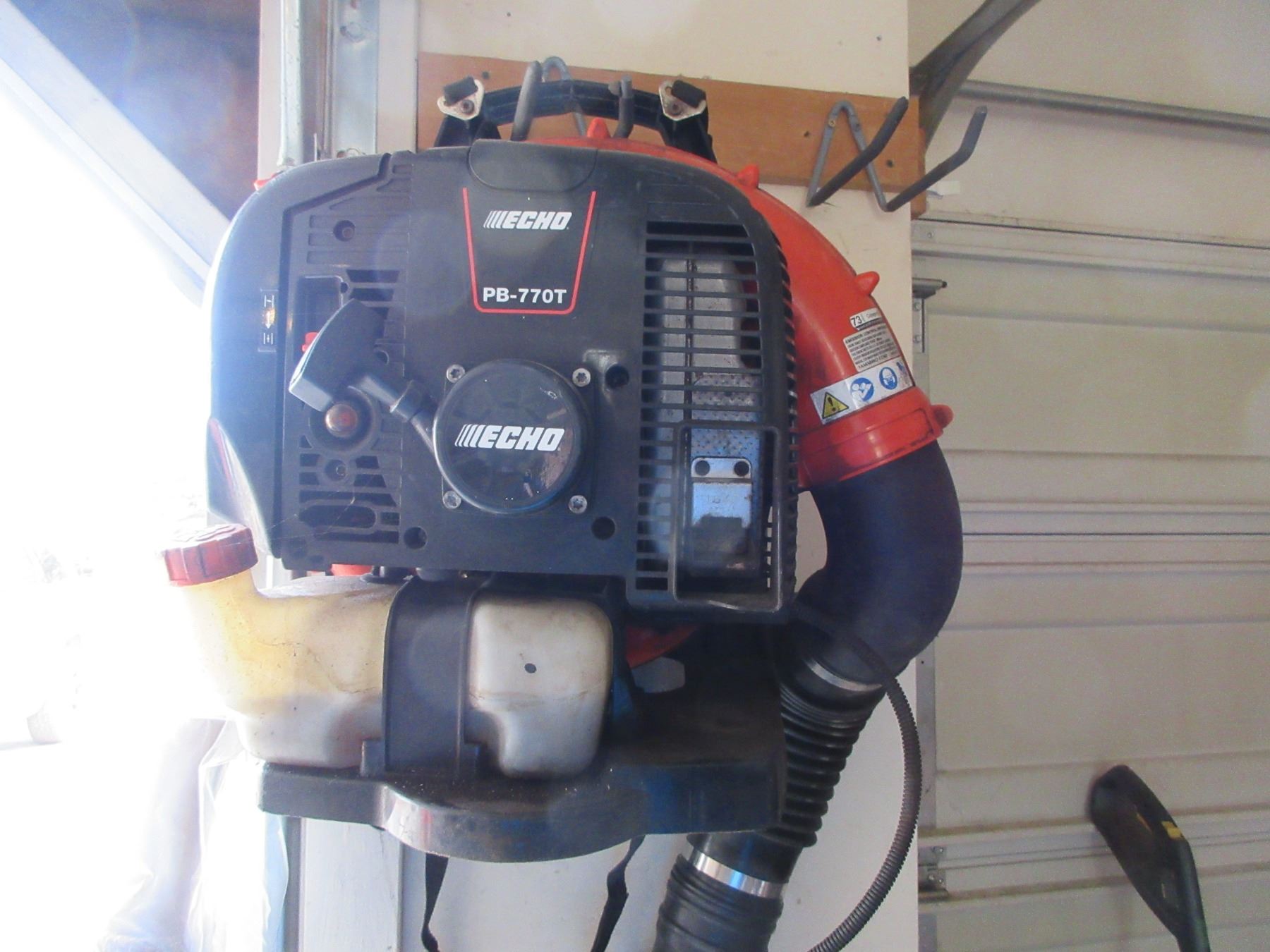 GARAGE: Echo PB-770T Back Pack Blower