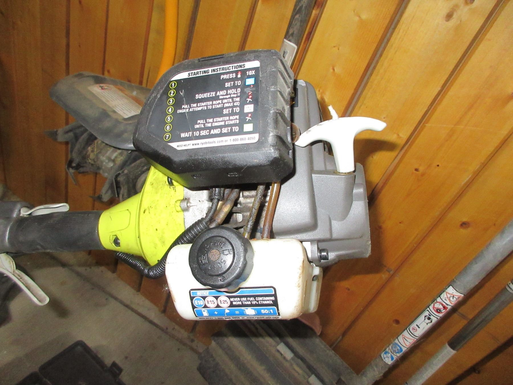 SHOP: Ryobi Gas Rototiller, Brush Mulcher & Weed Trimmer