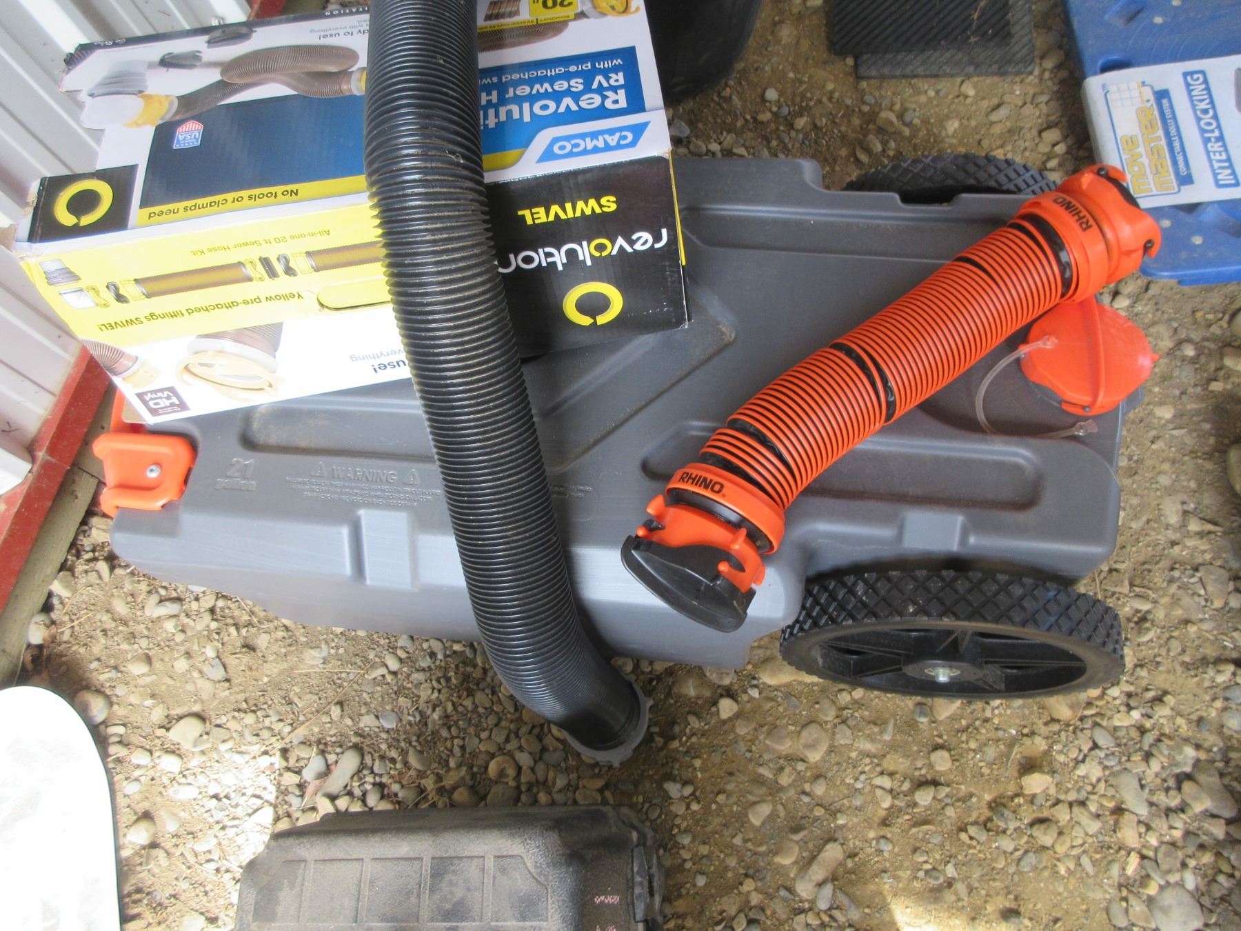 SHOP SHELTER: RV Sewer Hose & Sani Dump Box