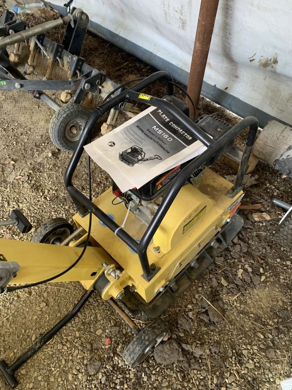 TARP SHED: Loncin Plate Compactor