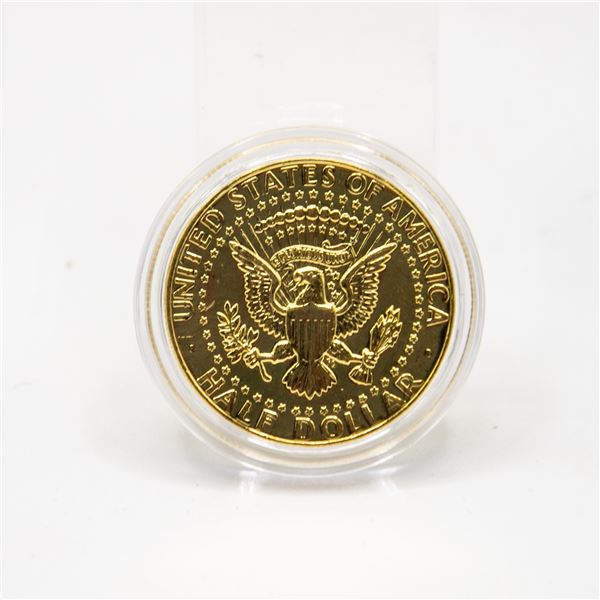 GOLD PLATED US HALF DOLLAR 1986 gold-plated-us-half-dollar-1986