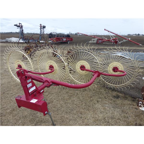 EnoRossi Hay Rake, 4 wheel, 3pt, SN. 9664