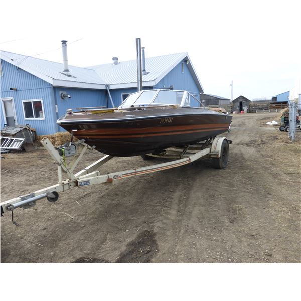 1979 Larson Boat, 18' Open Bow, Inboard/Outboard, 351 Ford Motor, c/w ...
