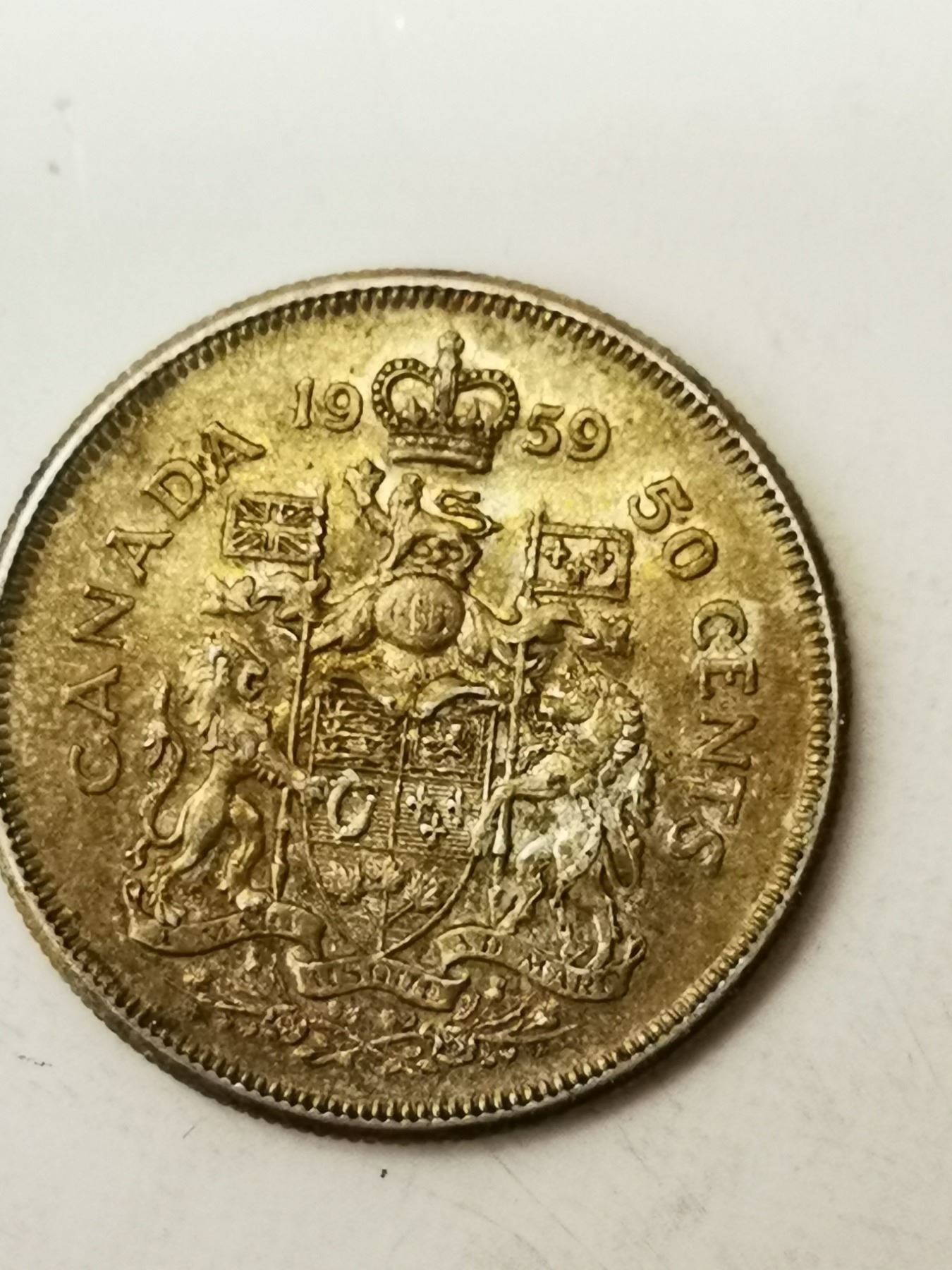 1959 Silver 50 Cent Piece