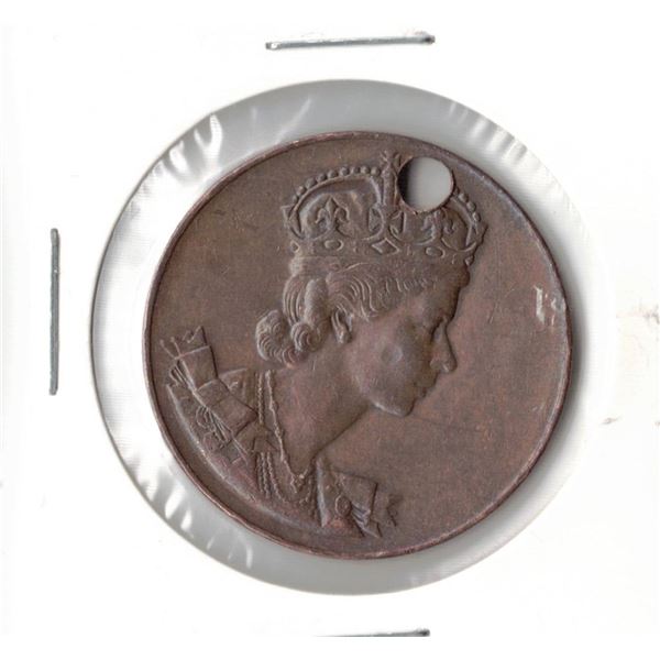 Queen Elizabeth Coronation Token