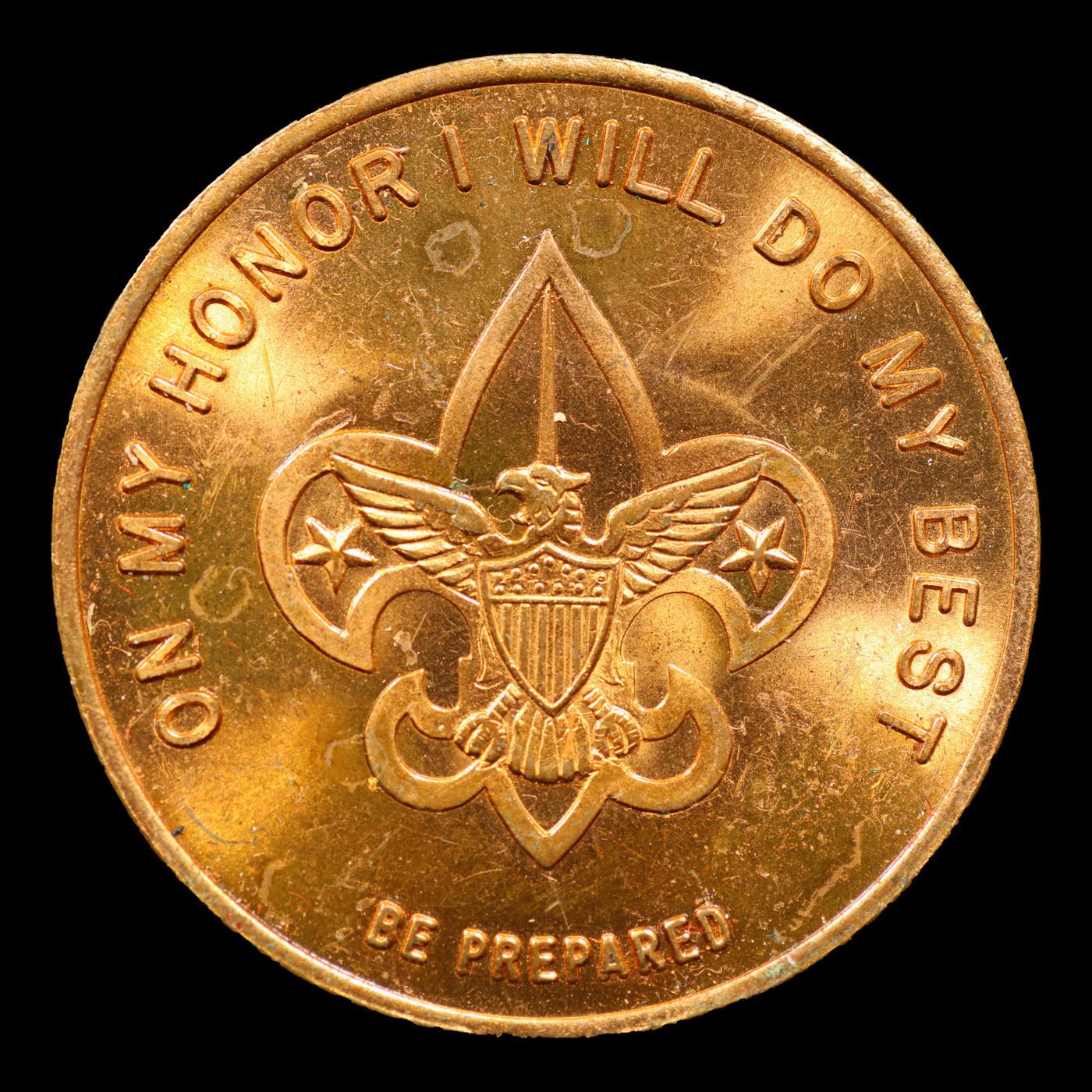 Boy Scout Oath Pocket Token Grades ng