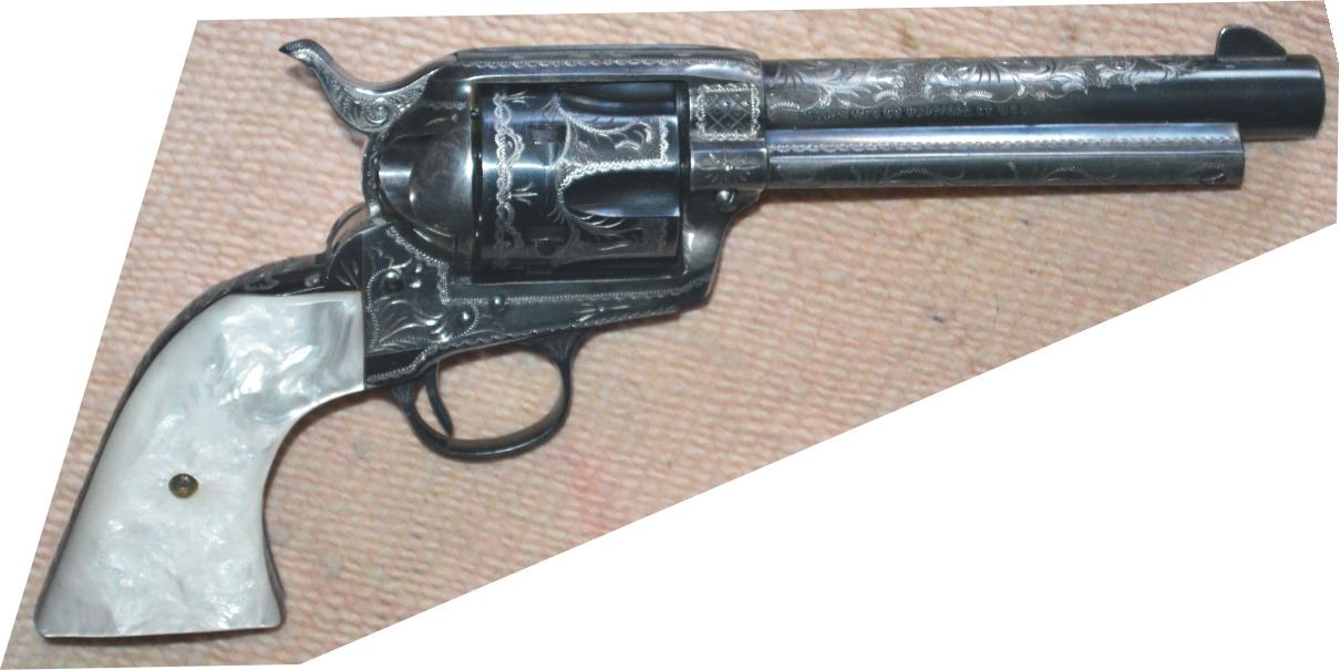 Colt SAA .38 special fully engraved beautiful gun