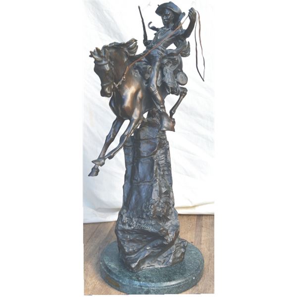 Remington bronze cavalry scout