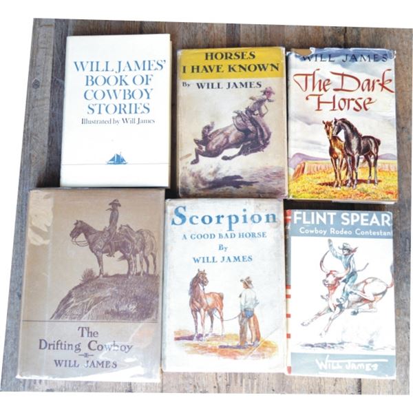 6 Will James books