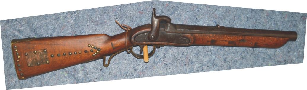 Indian blanket gun 10ga with tacks & marked Standing Rock Indian Agency ...