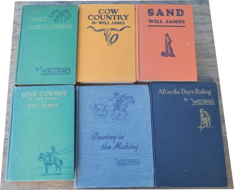 6 Will James books