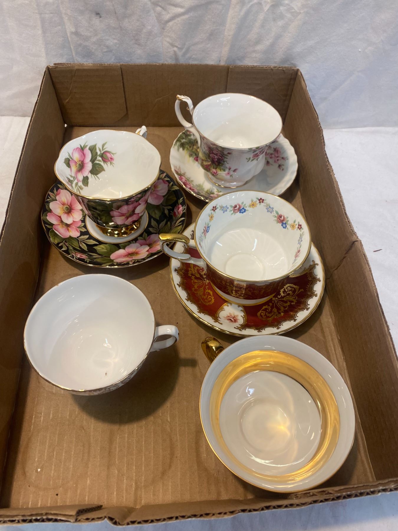 Tea cups and saucers