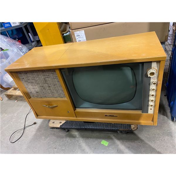 Electrohome tv, record player and radio