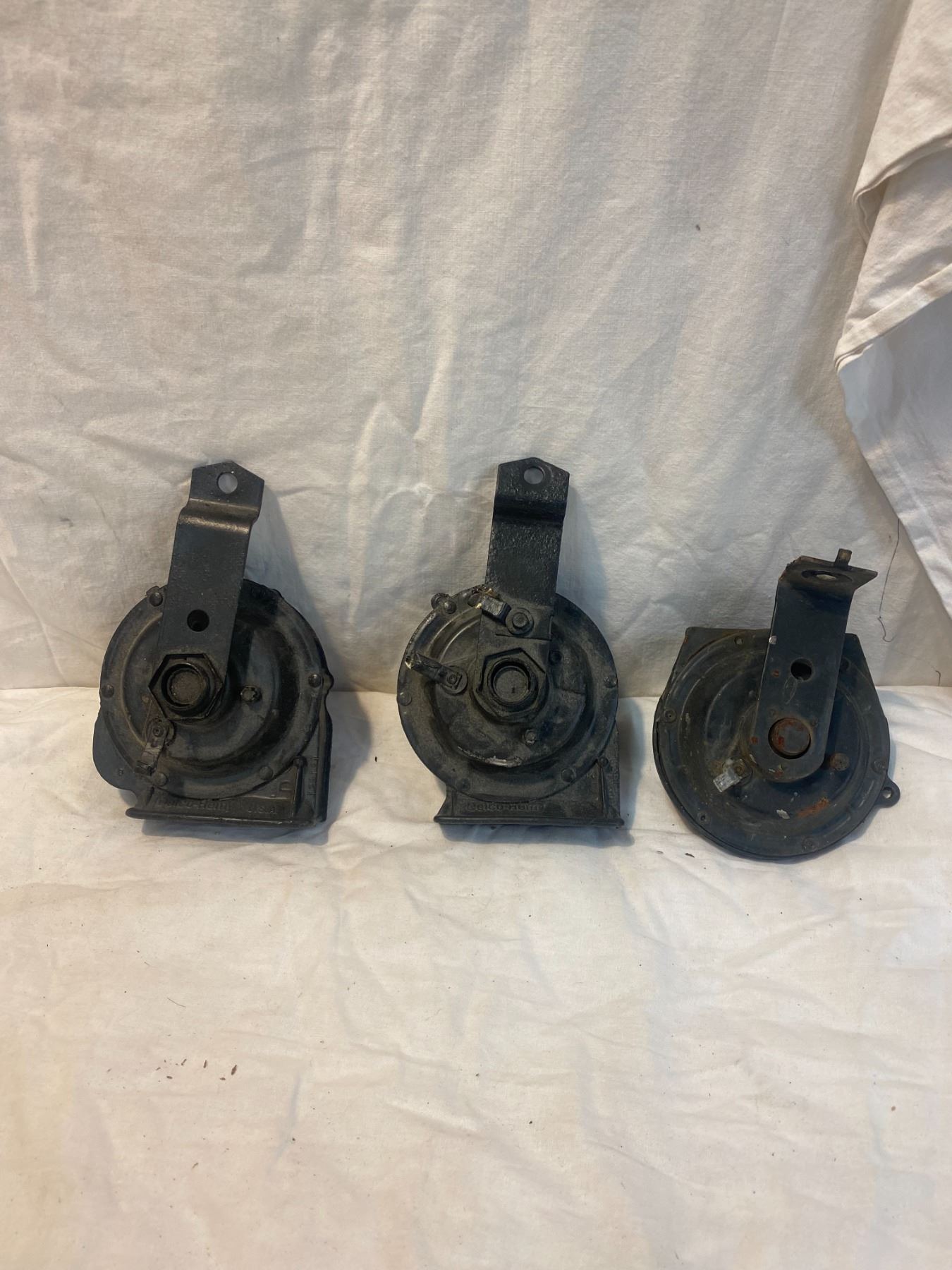 Vintage Delco remy car horns