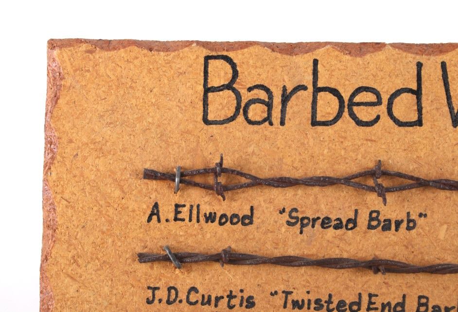 Barbed Wire That Fenced The West circa 1800's