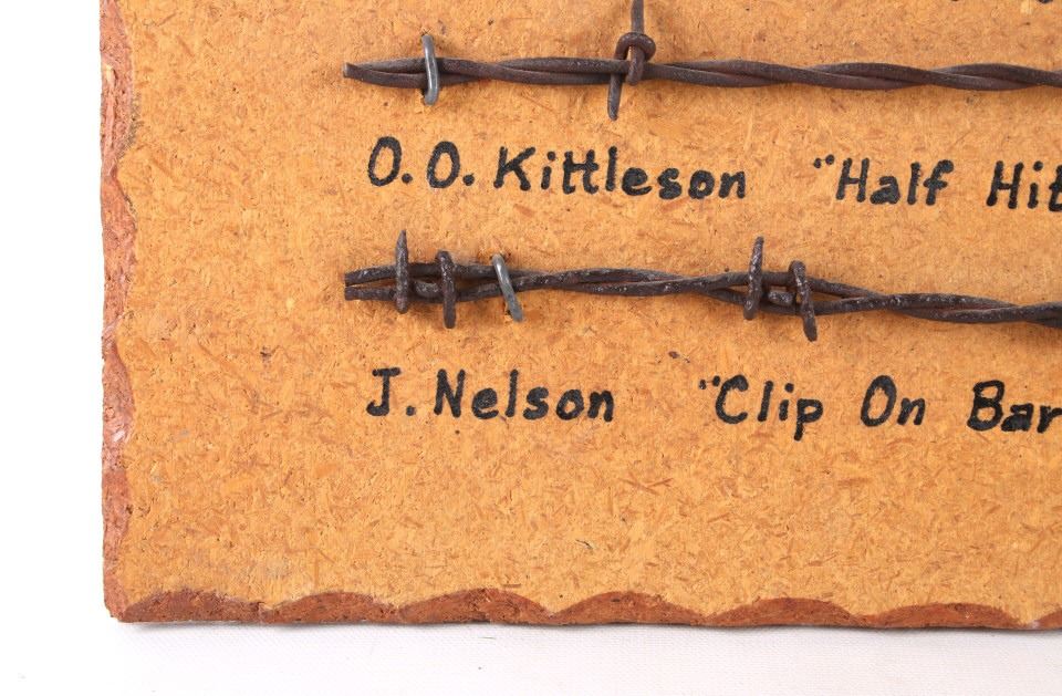 Barbed Wire That Fenced The West circa 1800's