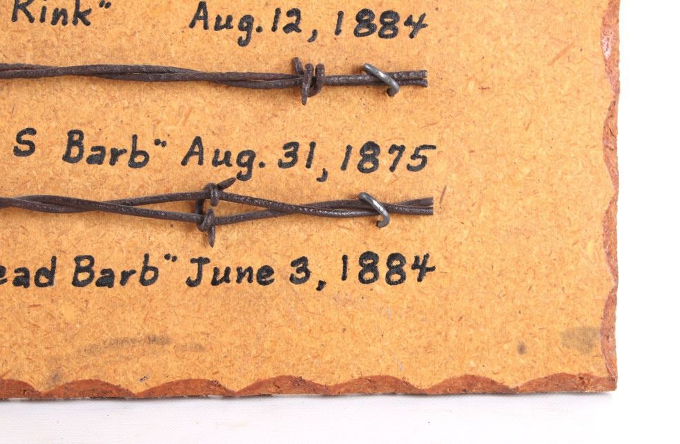 Barbed Wire That Fenced The West circa 1800's