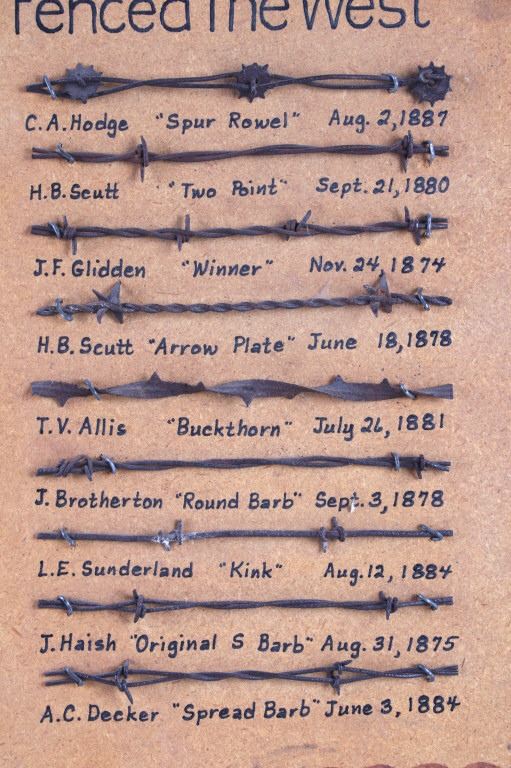 Barbed Wire That Fenced The West circa 1800's