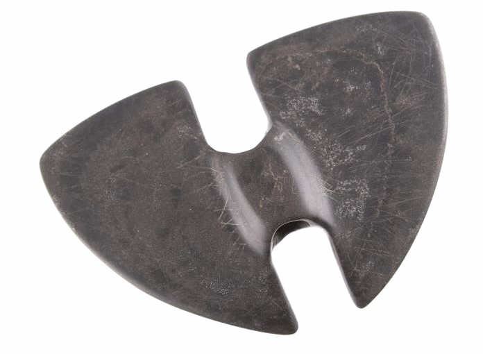 Prehistoric Hopewell Butterfly Bannerstone 200bce-