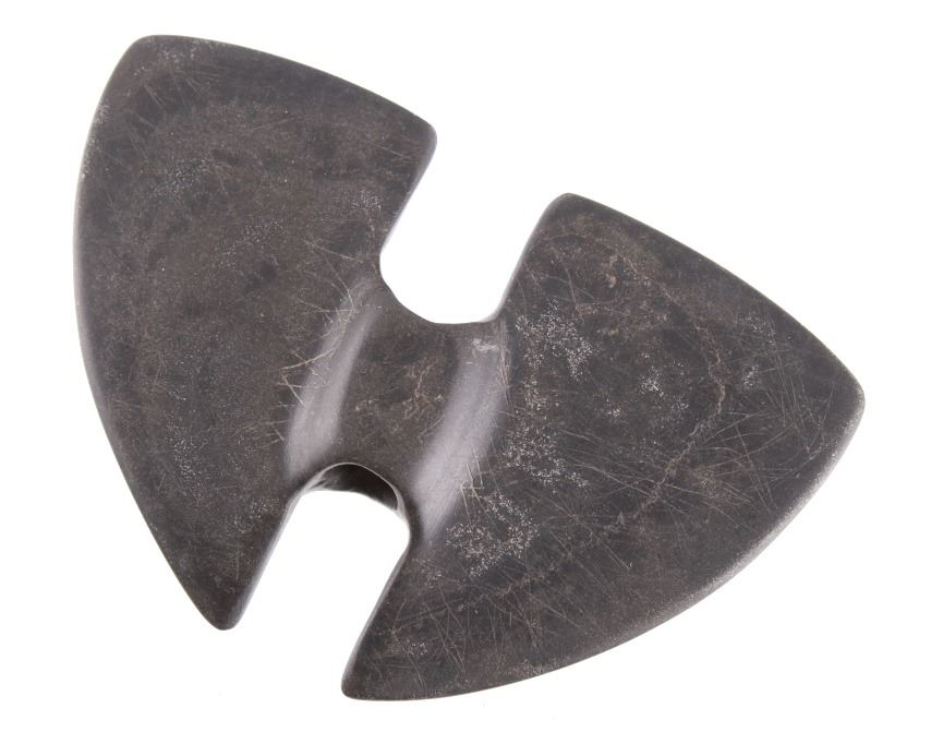 Prehistoric Hopewell Butterfly Bannerstone 200bce-