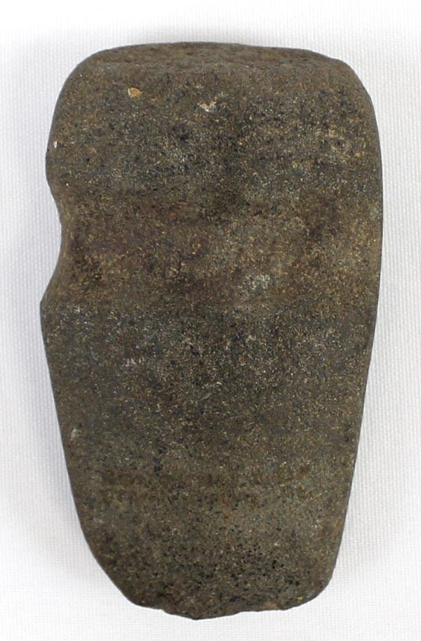 Prehistoric Native American Green Stone Axehead