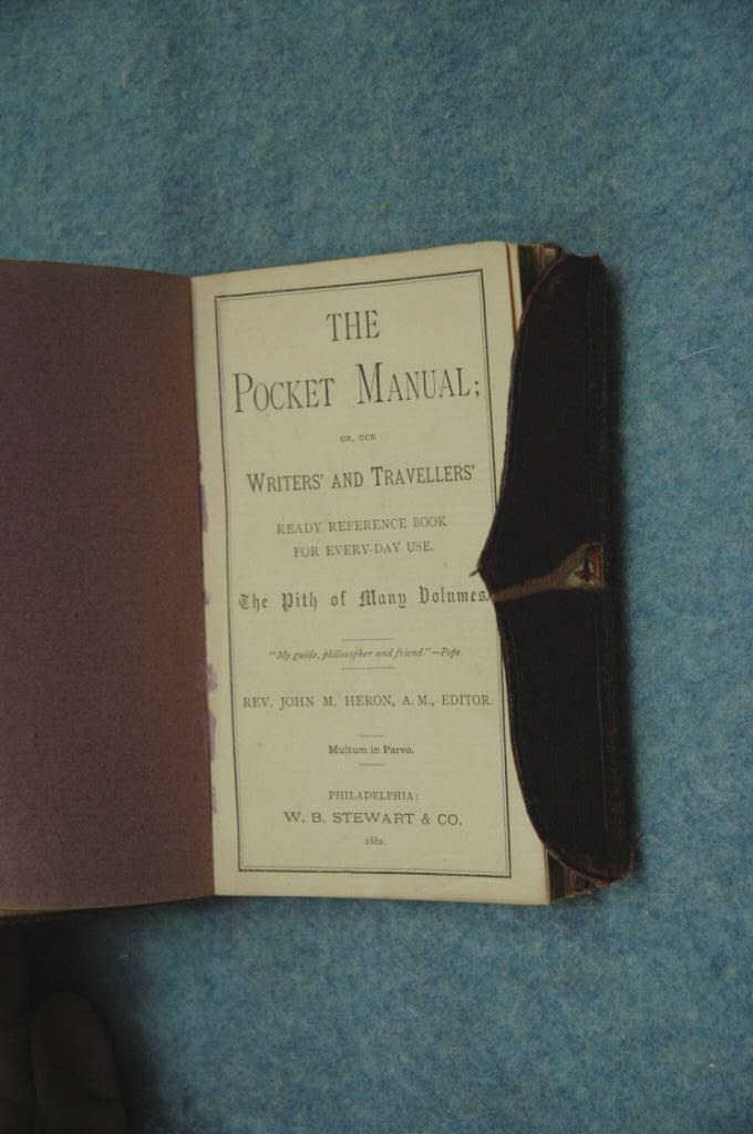 THE POCKET MANUAL-1882