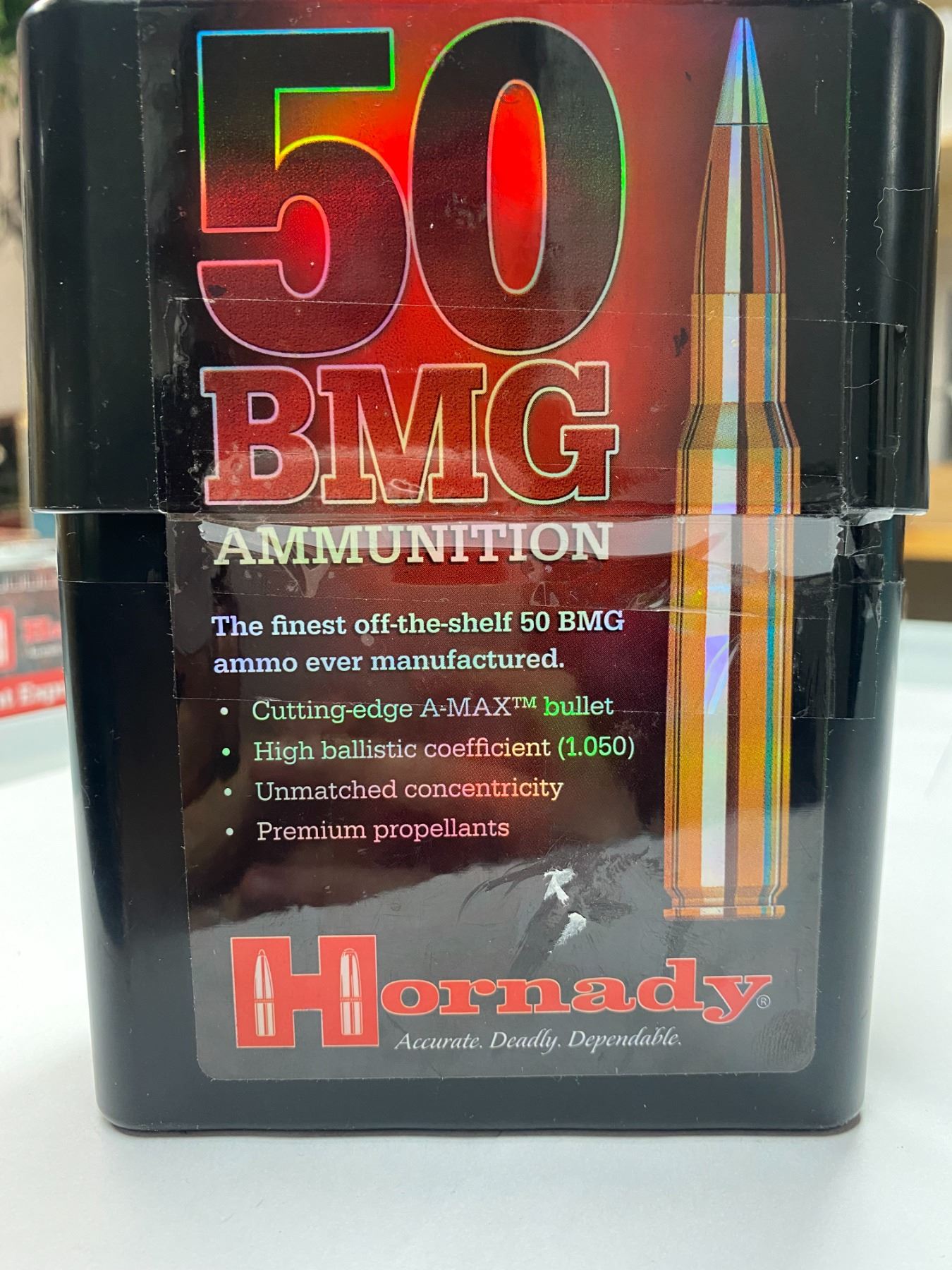 Hornady A-Max 50 BMG 750 gr - 10 rds