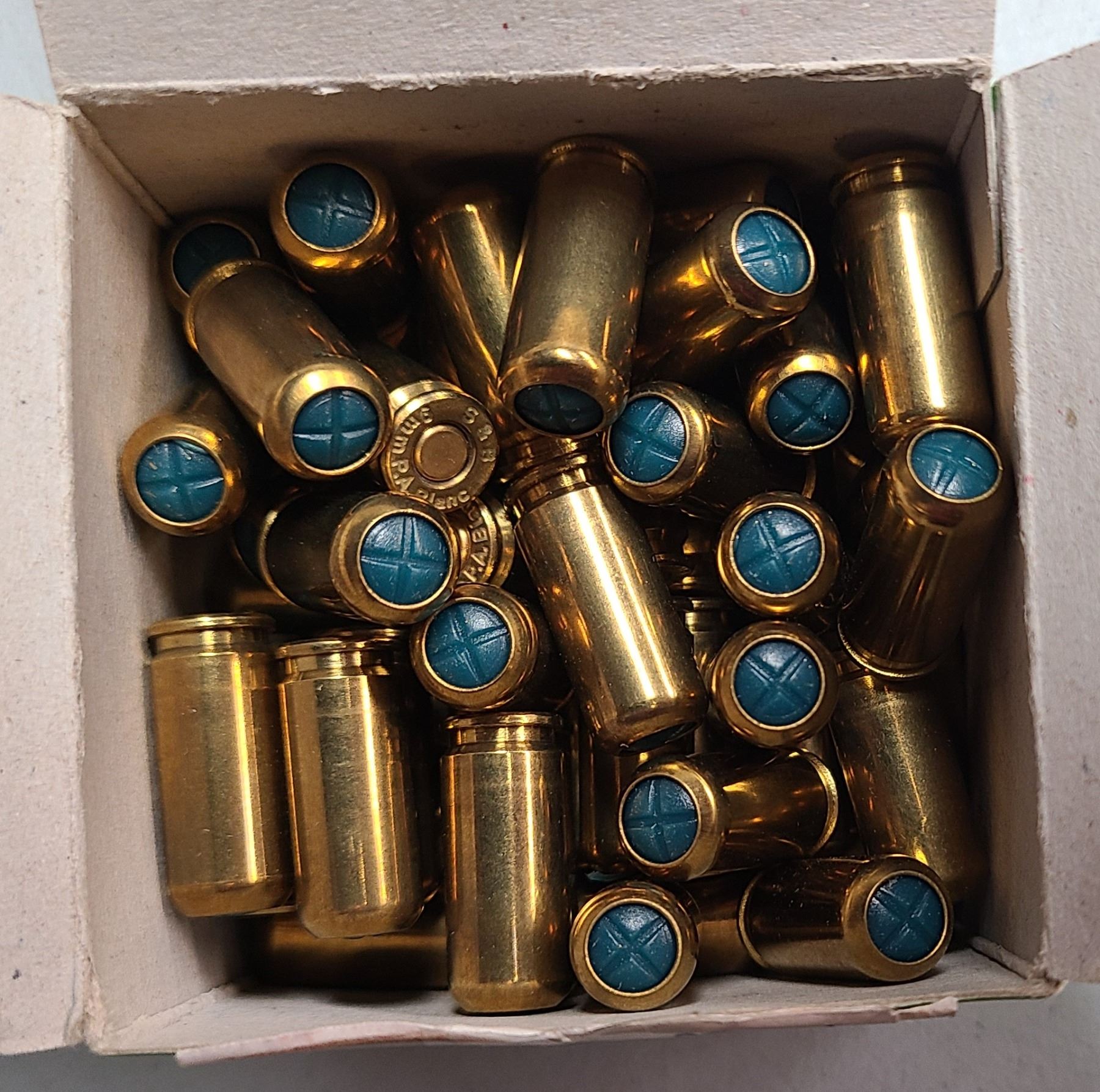 9 mm Blanks S&B 9mm PA Blanks 50 rds