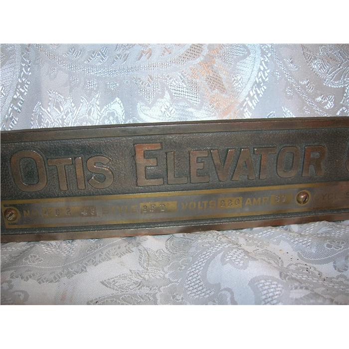 Otis Elevator Controller Plaque