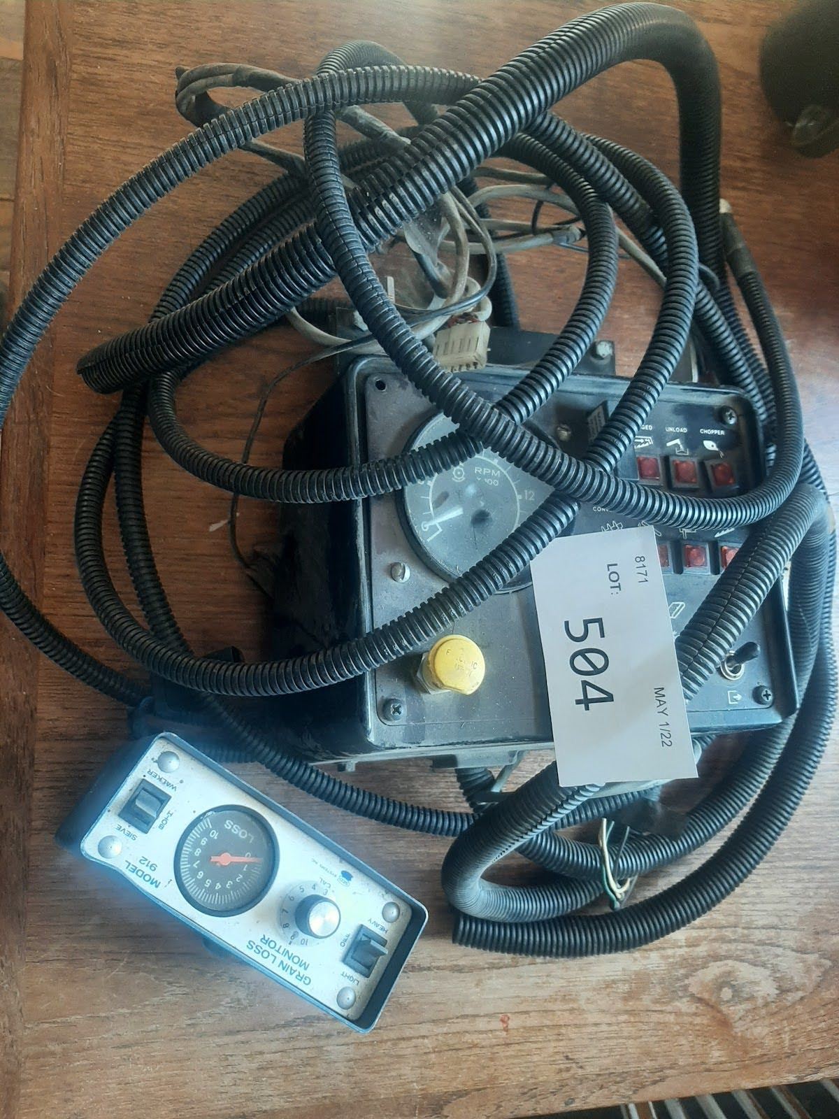 JD 7721 Combine Control Panel