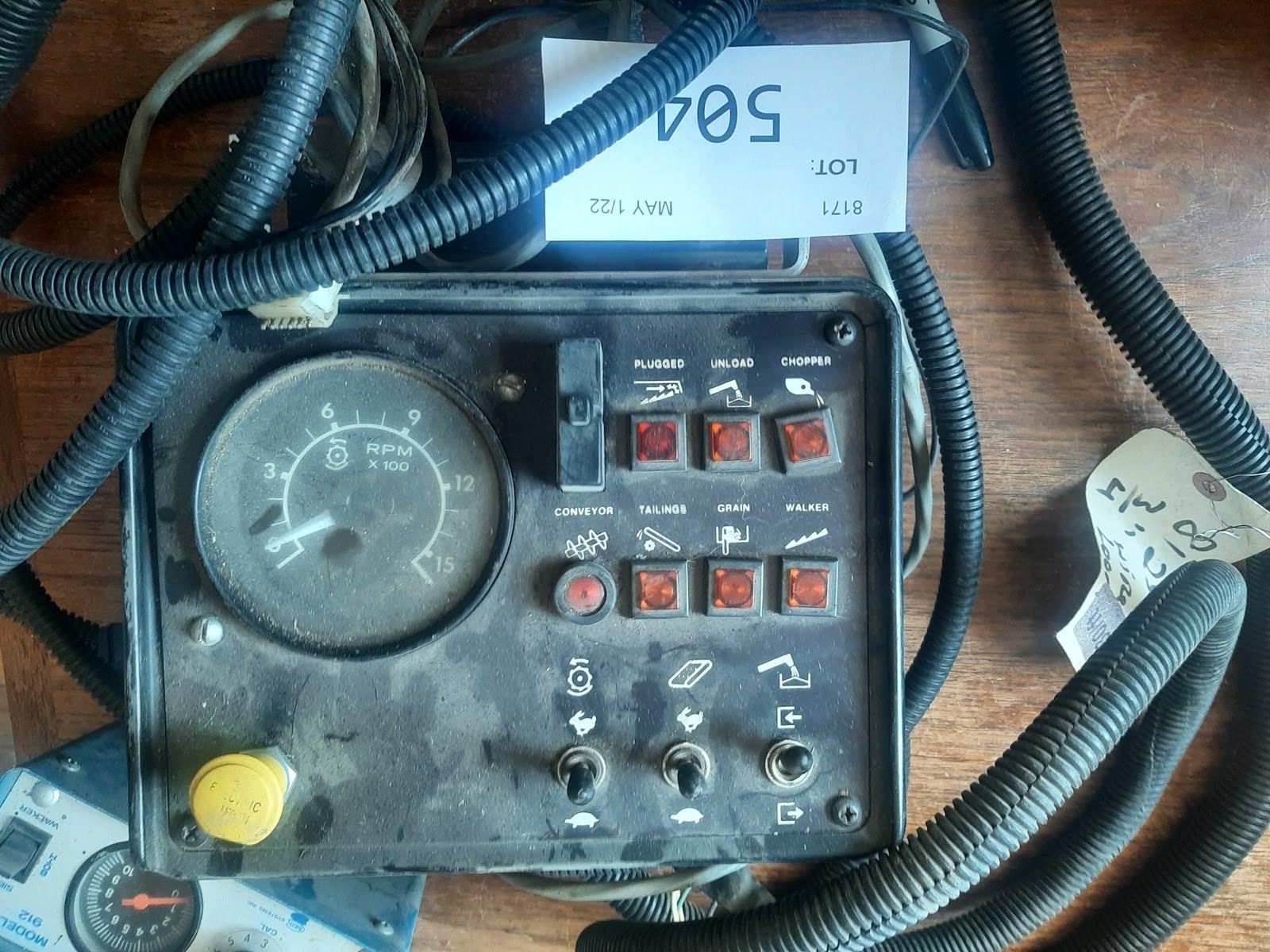 JD 7721 Combine Control Panel