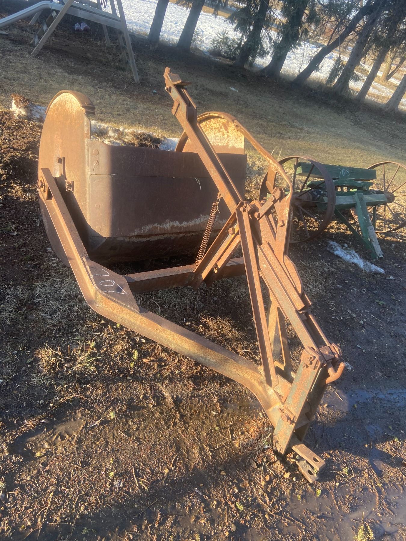 Vintage Land Scraper 40" Bucket - Schmalz Auctions
