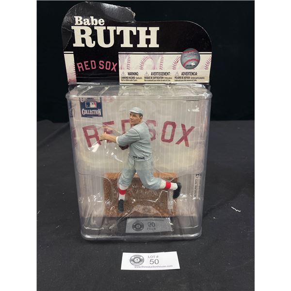 Cooperstown Collection Vintage Babe Ruth Baseball Action Figure in ...