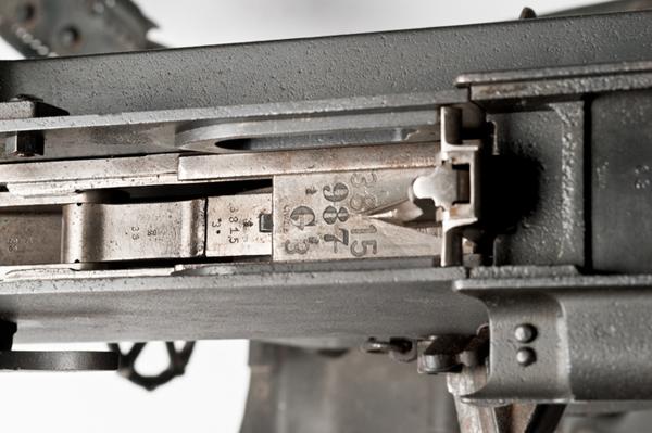 * German Maxim 08 Machine Gun on Sled Mount,