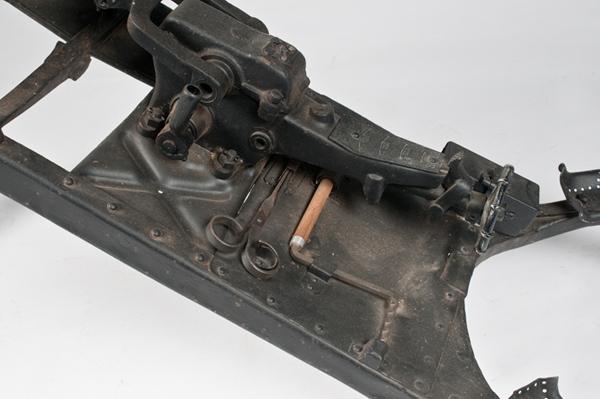 * German Maxim 08 Machine Gun on Sled Mount,