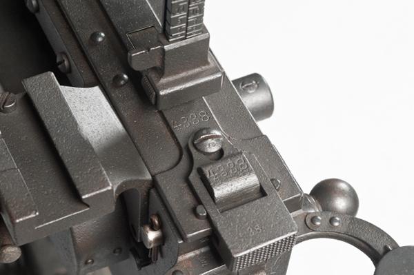 * German Maxim 08 Machine Gun on Sled Mount,