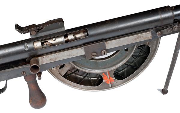 * French Machine Rifle Model 1915 Chauchat Machine Gun with