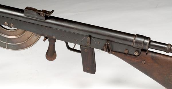 * French Machine Rifle Model 1915 Chauchat Machine Gun with